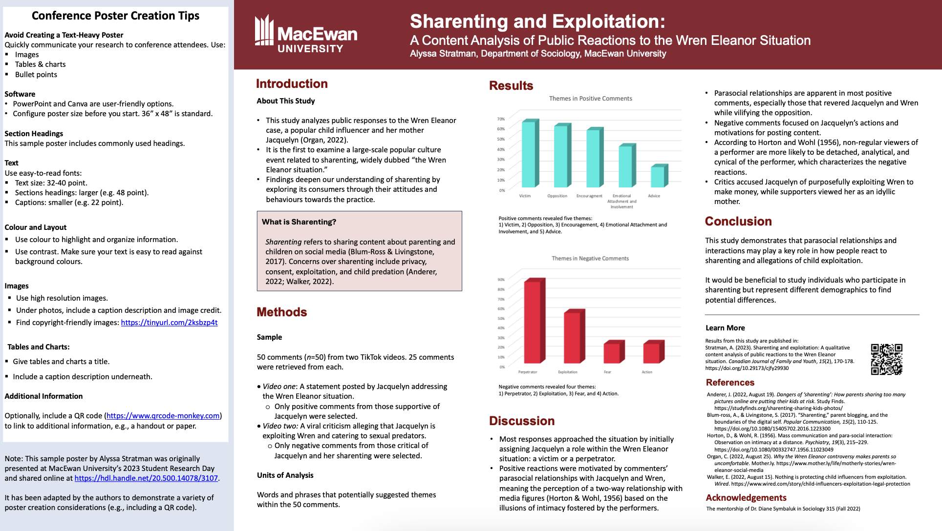 Appendix B: Sample Student Poster – Research Methods: Exploring the ...